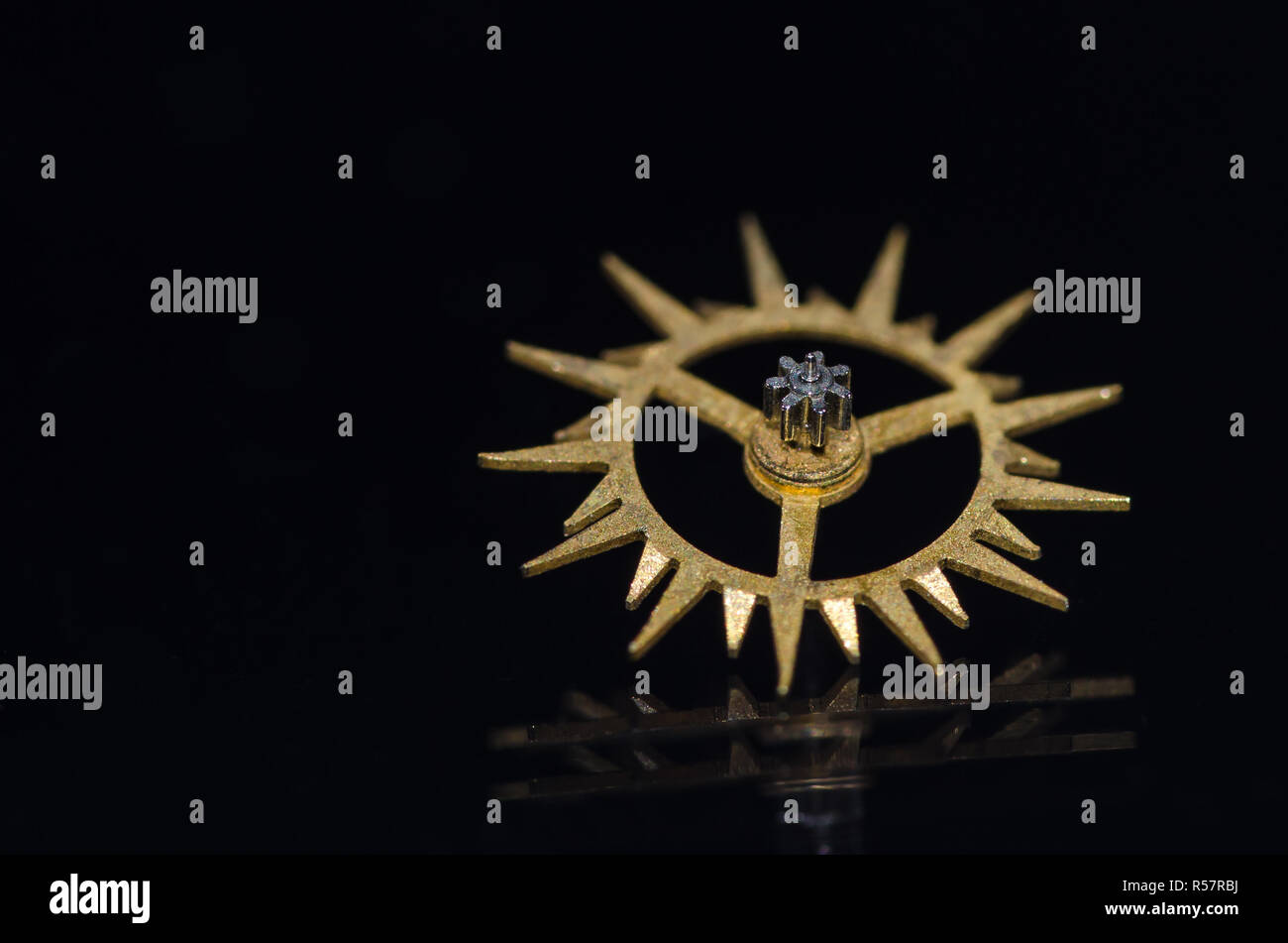Watch Parts: Vintage Metallic Duplex Escape Wheel Stock Photo - Alamy