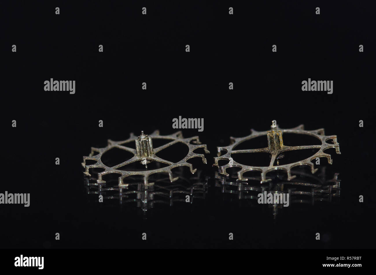 Watch Parts: Two Vintage Metallic Escape Wheel for Cylinder Escapement ...