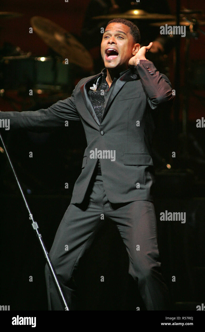 R & B singer Maxwell performs in concert at the American Airlines Arena ...
