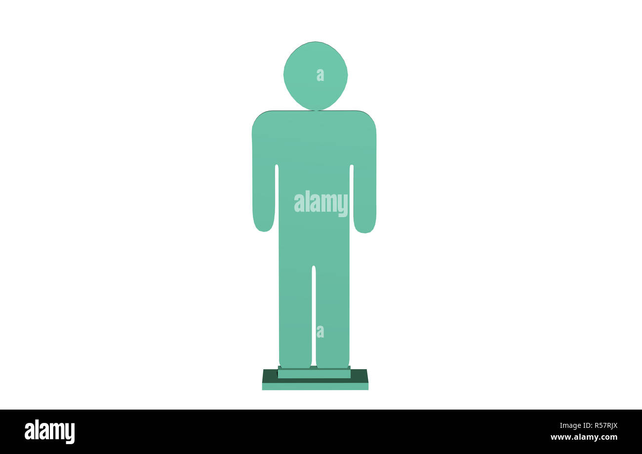 pictogram man isolated Stock Photo - Alamy