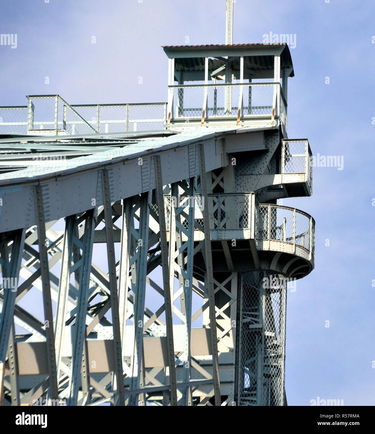 wrought iron masterpiece of engineering architecture Stock Photo - Alamy