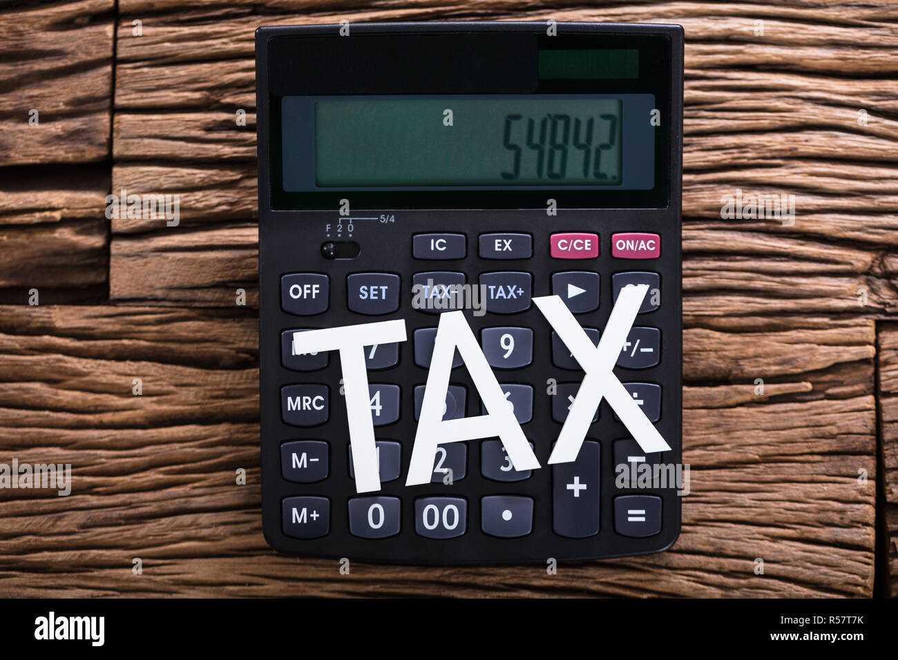 Word project on calculator hi-res stock photography and images - Alamy