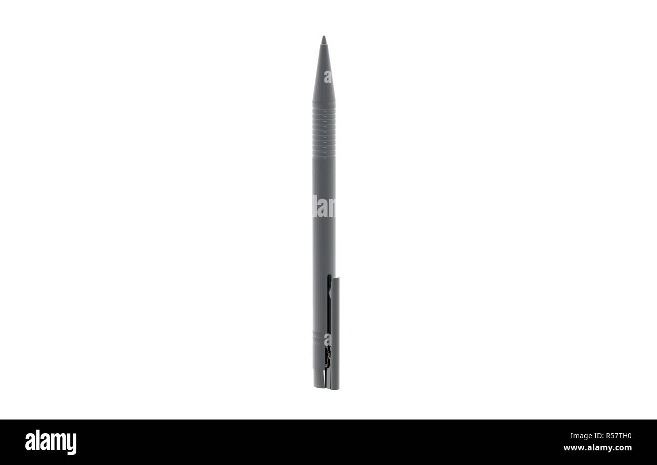 silver pen isolated Stock Photo - Alamy