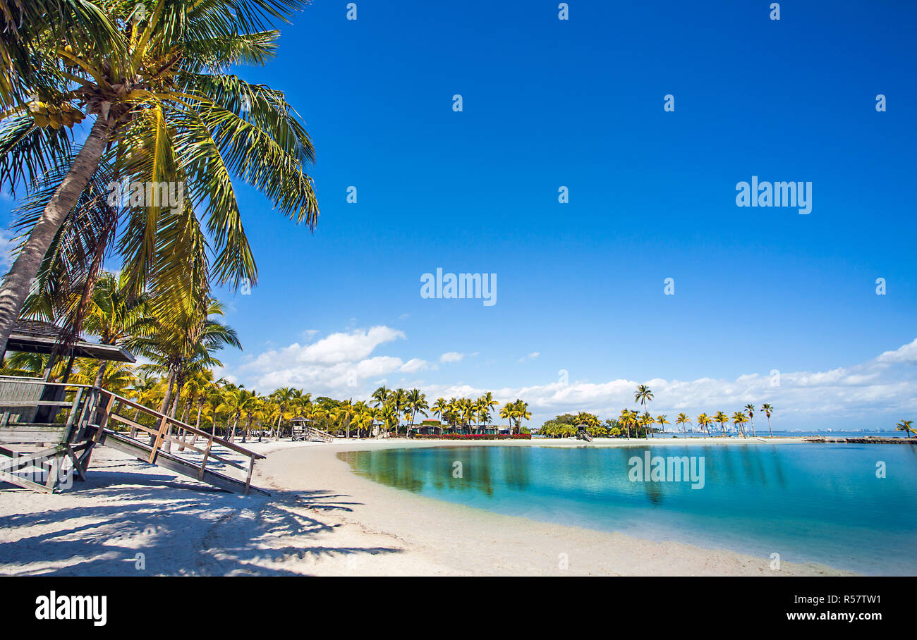 round beach in miami florida usa Stock Photo - Alamy