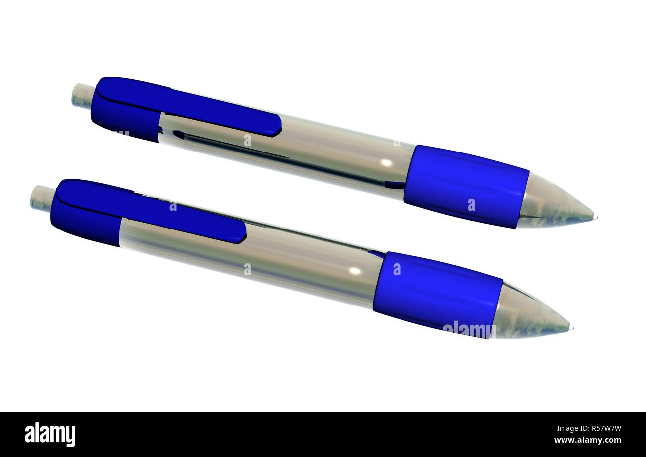 ballpoint pen released Stock Photo - Alamy