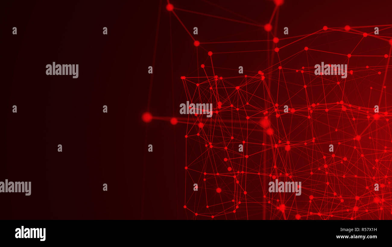 Abstract connected dots. Technology concept. Digital backdrop Stock ...