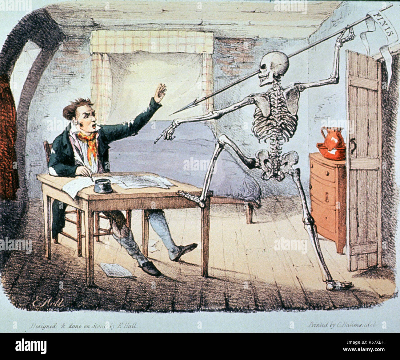 1800s death drawing hi-res stock photography and images - Alamy