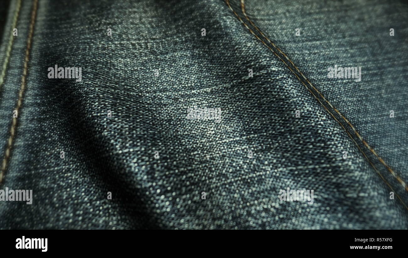 Realistic jeans waving in the wind. Abstract background Ultra-HD ...