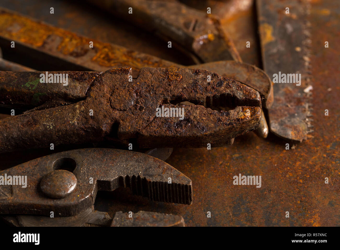 Old rusty tools Stock Photo - Alamy