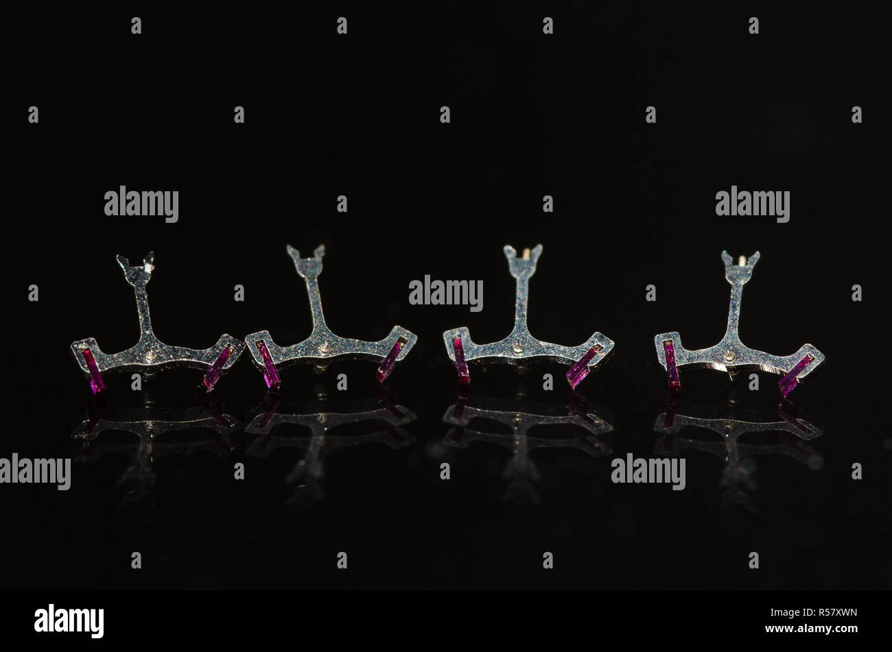 Watch Parts: Close Look at Four Vintage Metallic Pallet Fork Stock ...