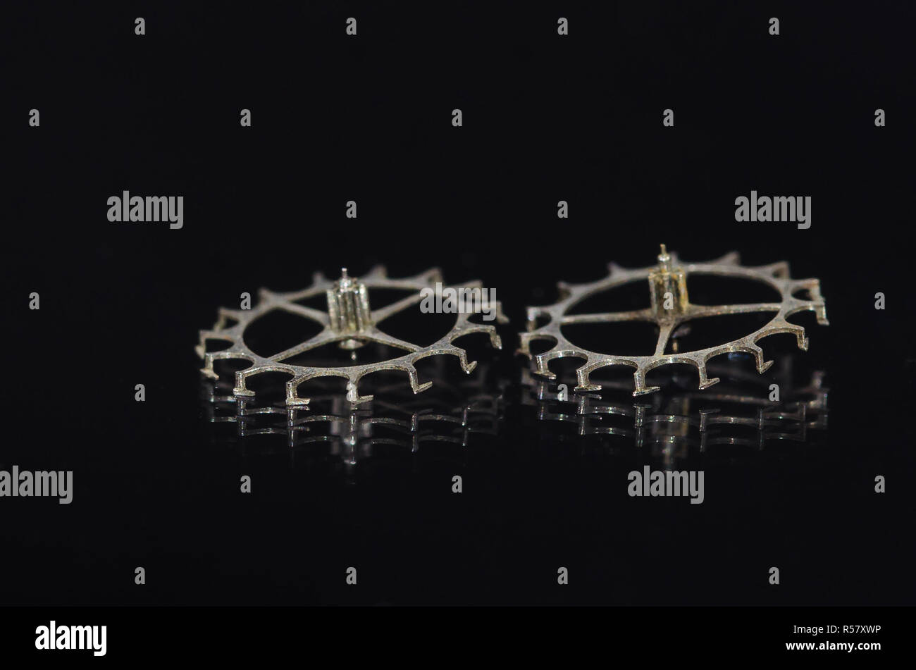 Watch Parts: Two Vintage Metallic Escape Wheel for Cylinder Escapement ...