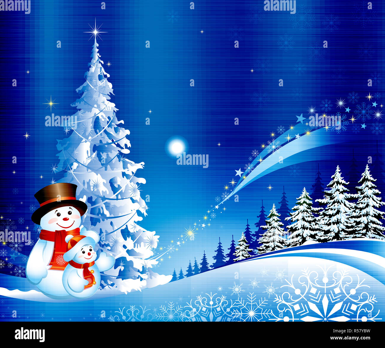 snowman comet christmas celebration snow Stock Photo - Alamy
