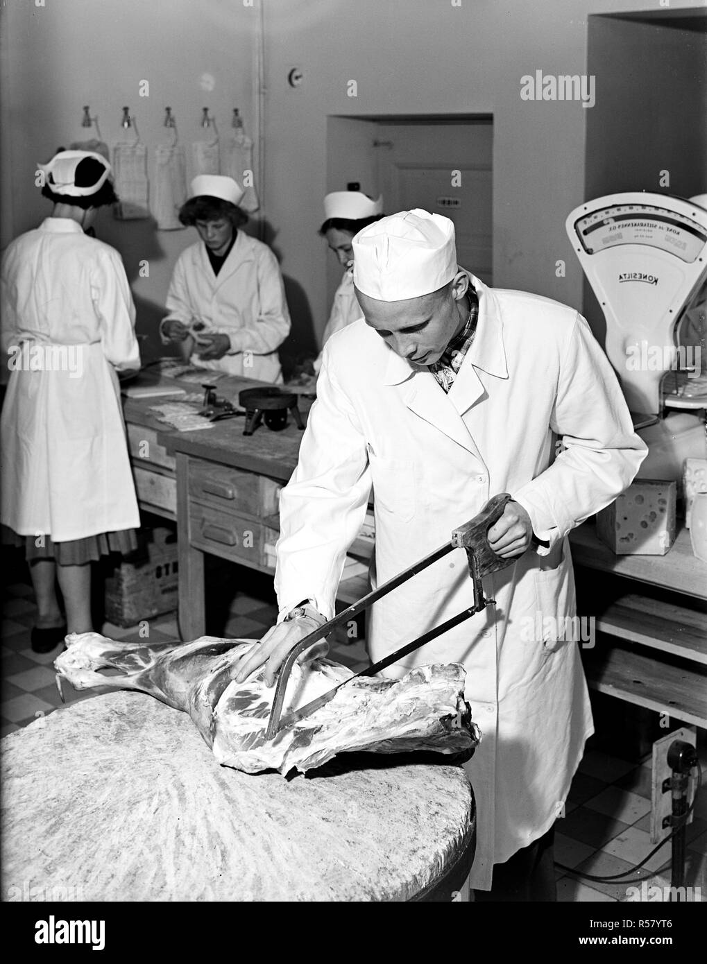 1950s finland butcher hi-res stock photography and images - Alamy