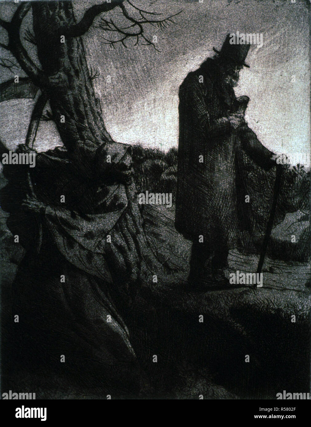 A cloaked skeleton with a scythe, the Figure of Death, is lurking ...