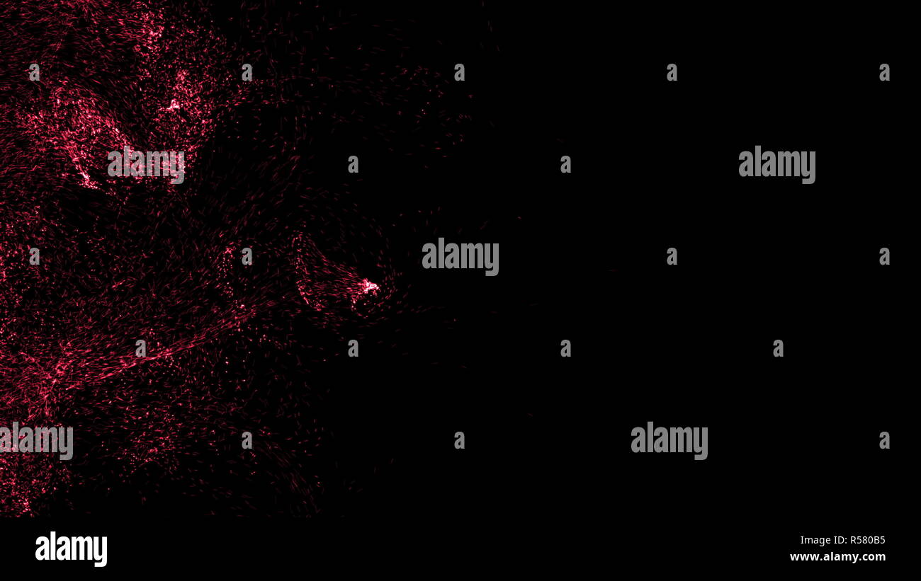 Small particles. Imitation of sand. Movement from left to right Stock ...