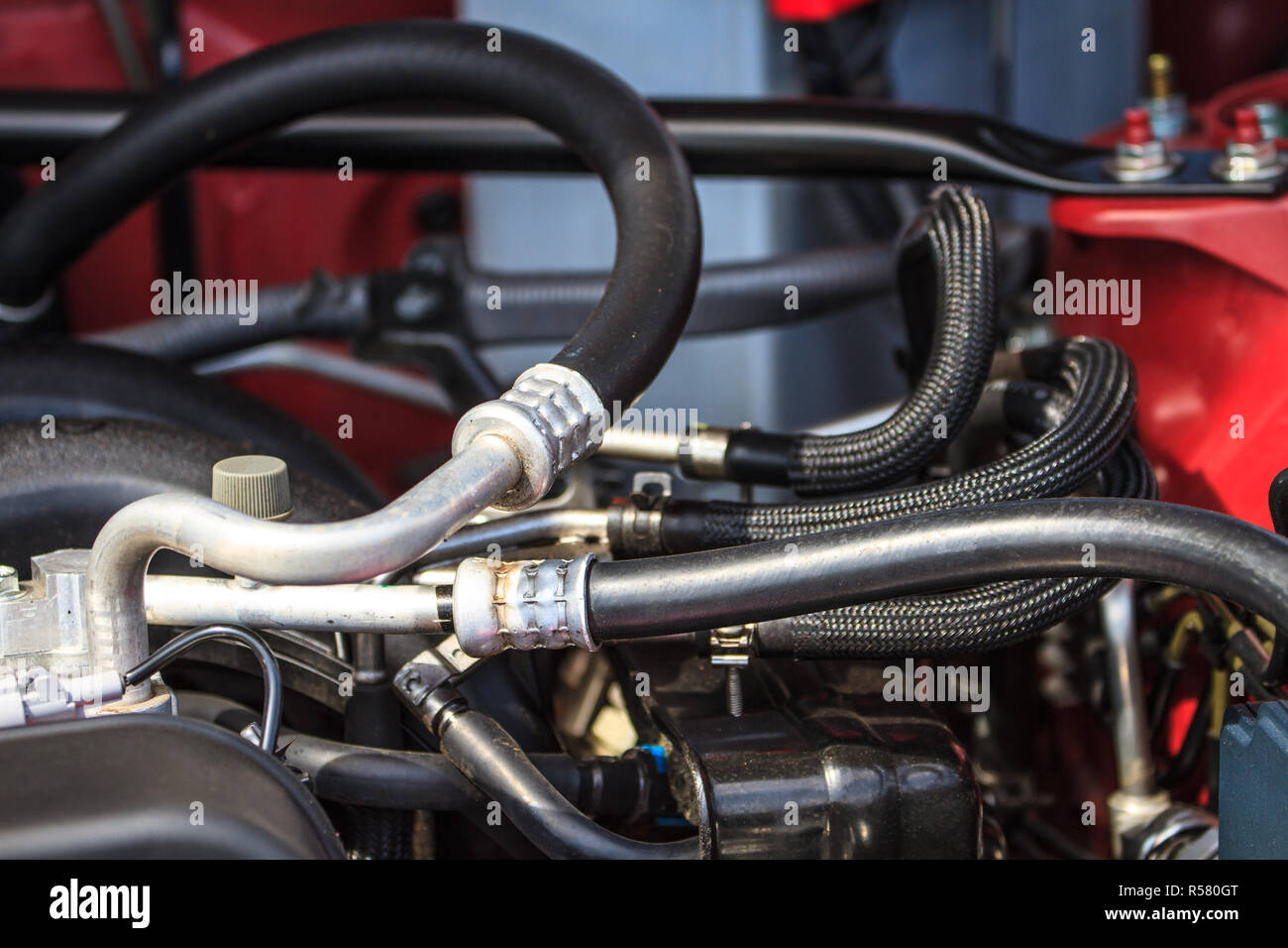 close up Car engine Stock Photo - Alamy