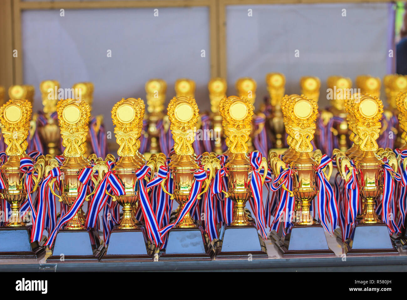 Sports award trophy table hi-res stock photography and images - Alamy