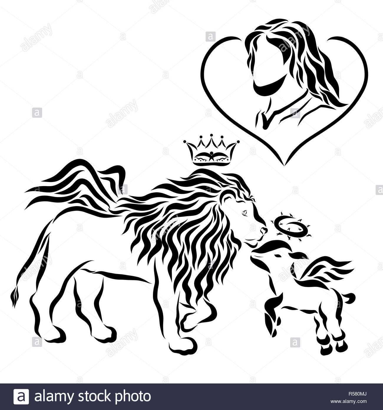 Jesus Christ With Lamb Stock Photos & Jesus Christ With Lamb Stock ...