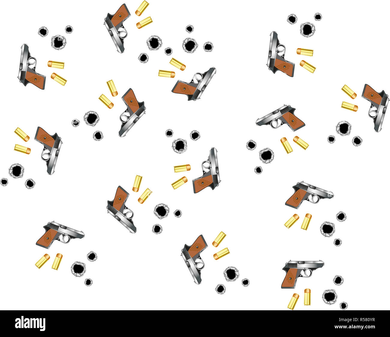 Pattering from weapon Stock Photo - Alamy