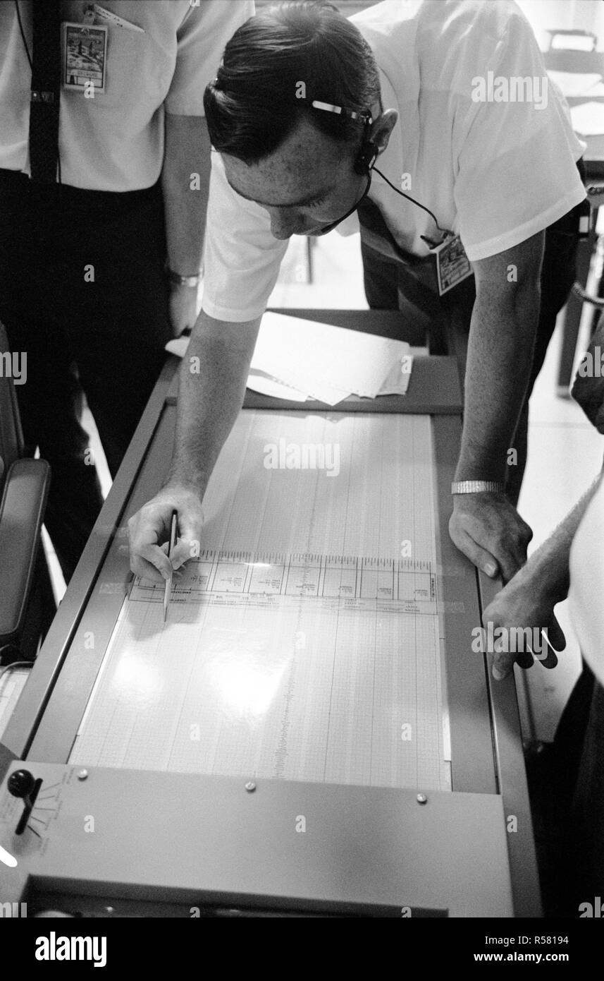 S69-39588 (20 July 1969) --- Dr. Garry Latham, with the Lamont ...