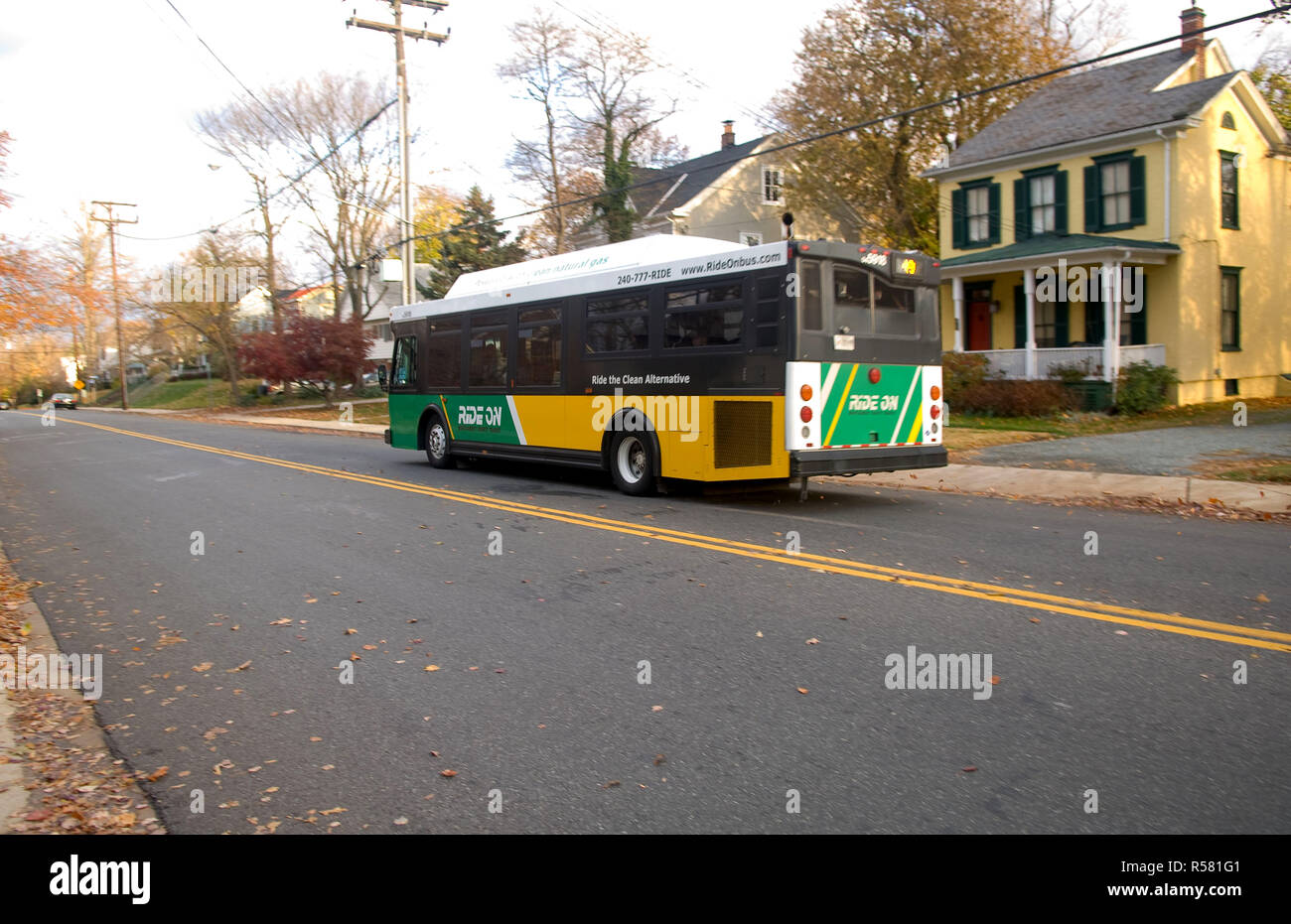 Montgomery county maryland bus hi-res stock photography and images - Alamy