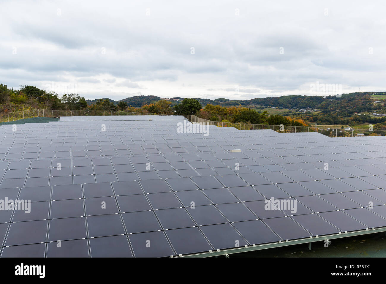 Solar panel factory Stock Photo - Alamy