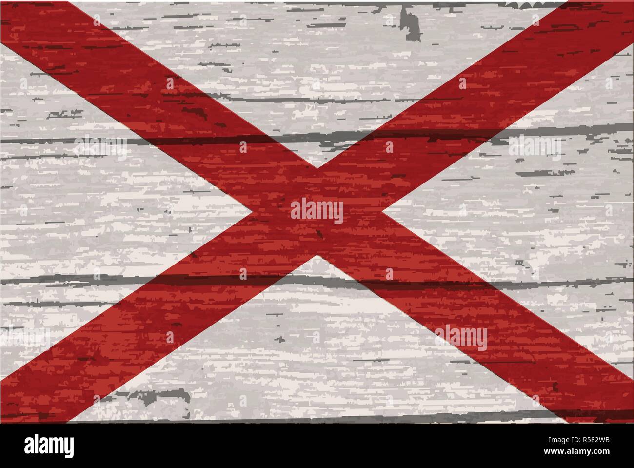 The flag of the USA state of Alabama Stock Vector Image & Art - Alamy