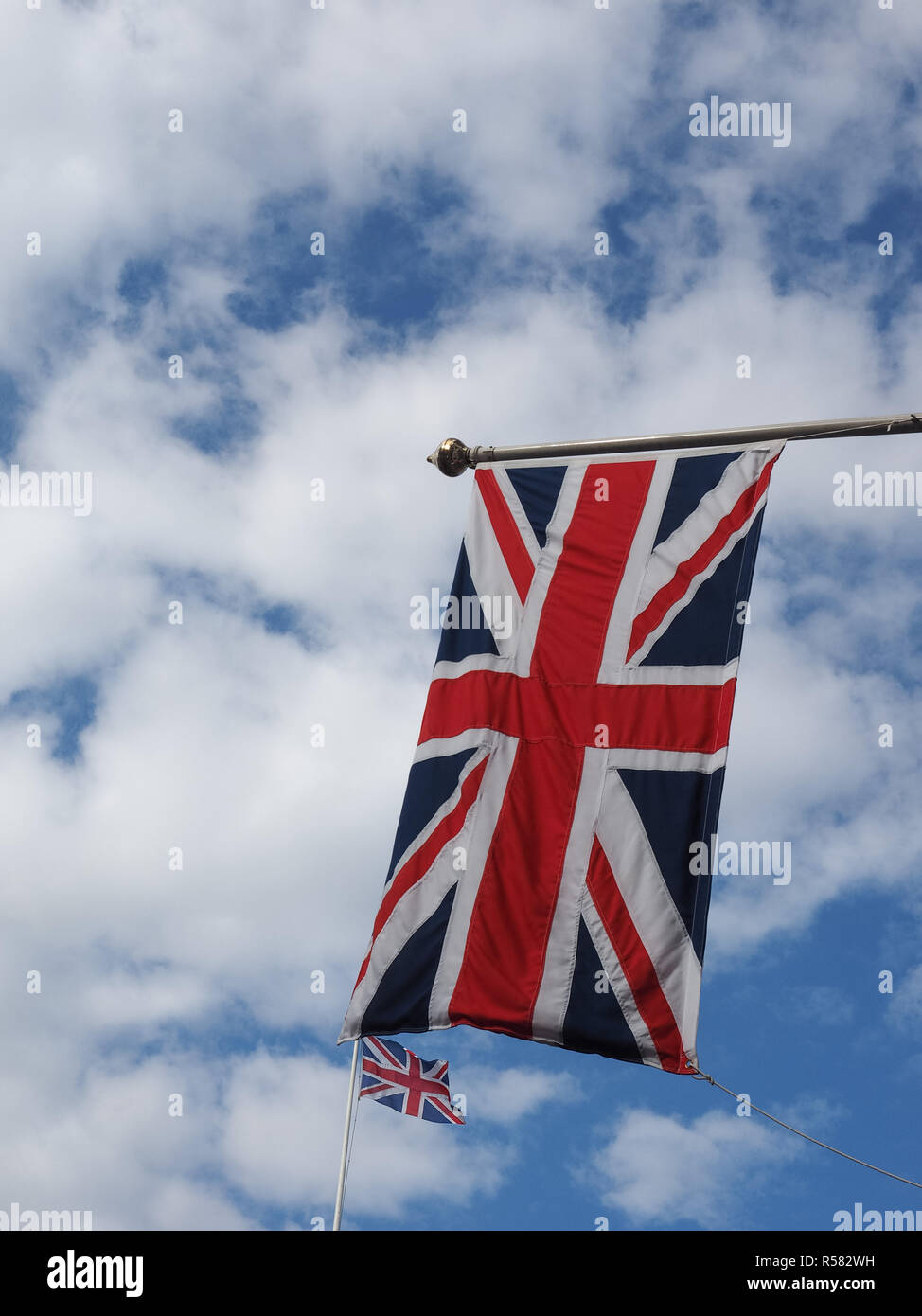 flag of the United Kingdom (UK) aka Union Jack Stock Photo - Alamy
