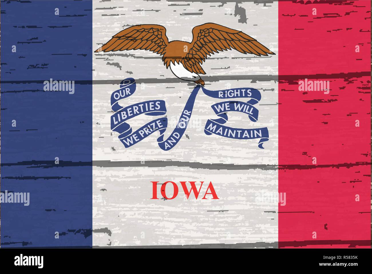 Usa state iowa on Stock Vector Images - Alamy