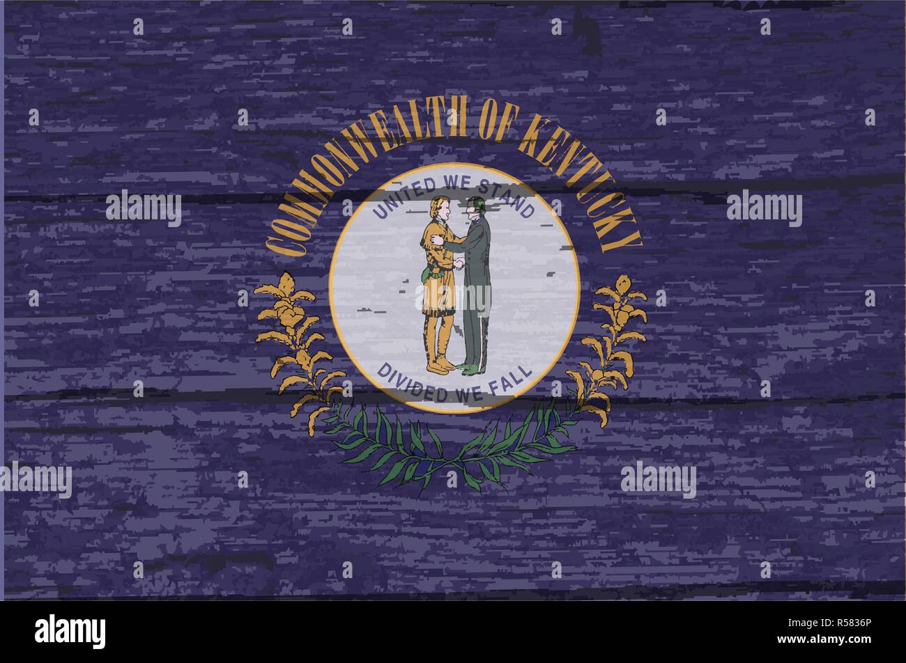 Kentucky state flag vector vectors hi-res stock photography and images ...