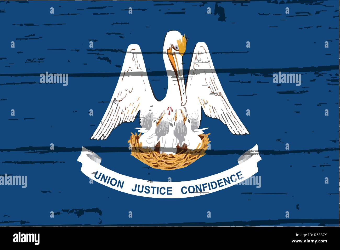 Louisiana flag background Stock Vector Images - Alamy