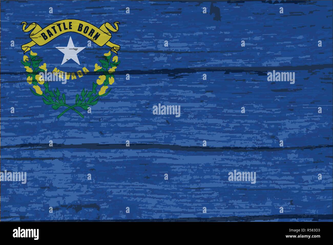 Nevada state flag Stock Vector Images - Alamy