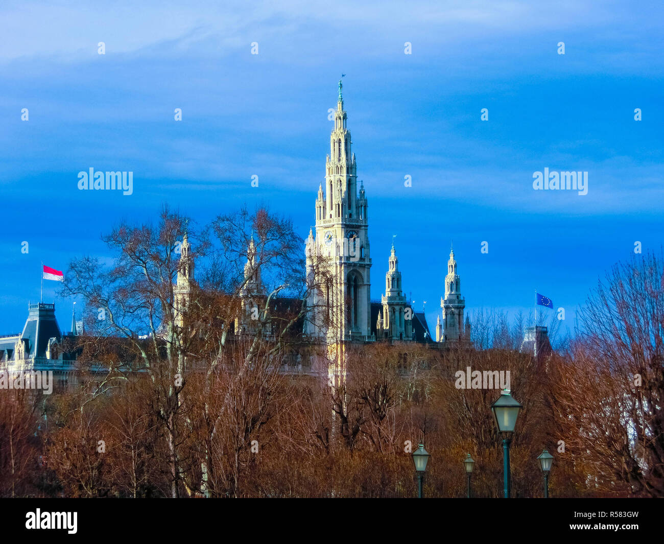 Vienna City Hall, Wiener Rathaus, Austria Stock Photo - Alamy