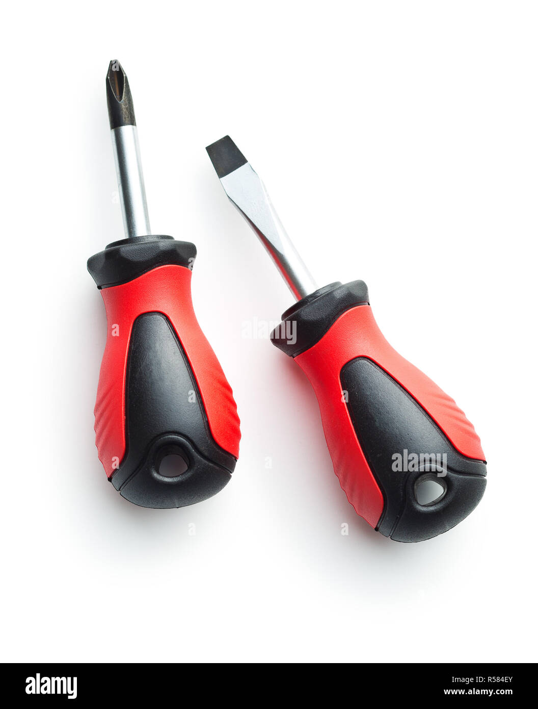 Two hand screwdrivers Stock Photo - Alamy