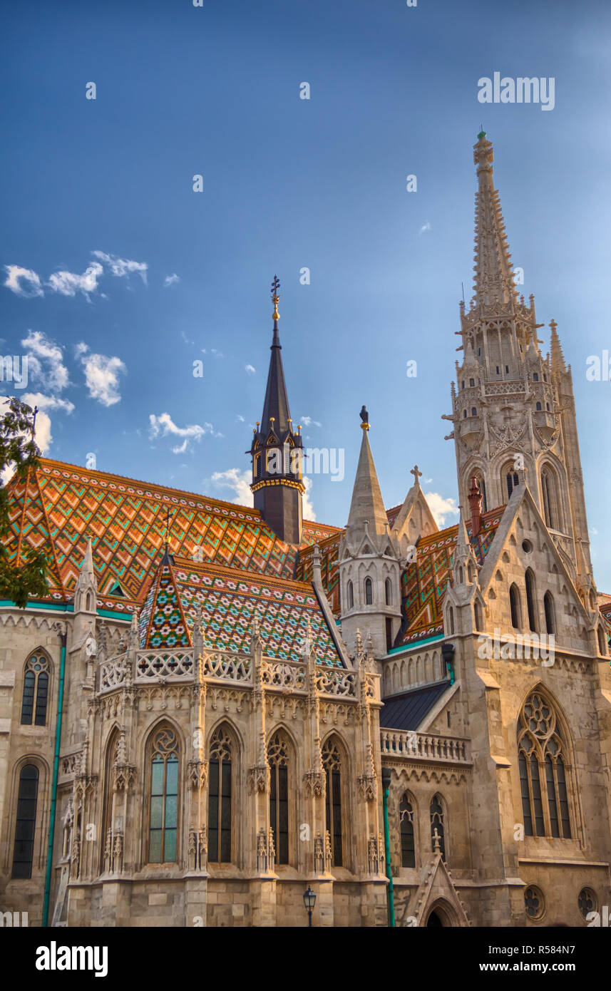 Roman Catholic Matthias Church Stock Photo - Alamy