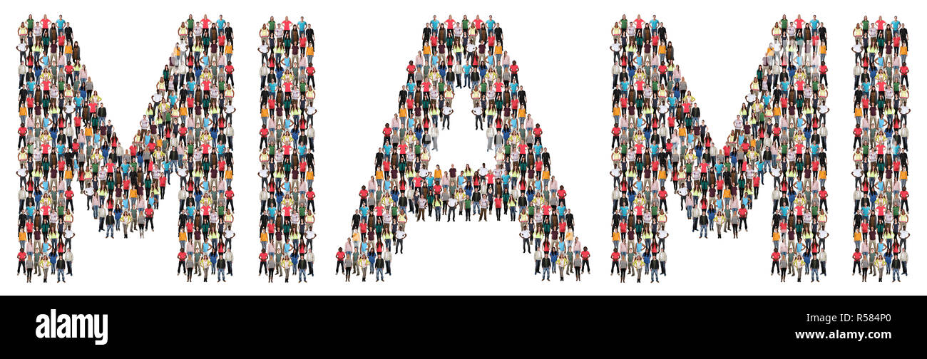miami people people group people group Stock Photo - Alamy