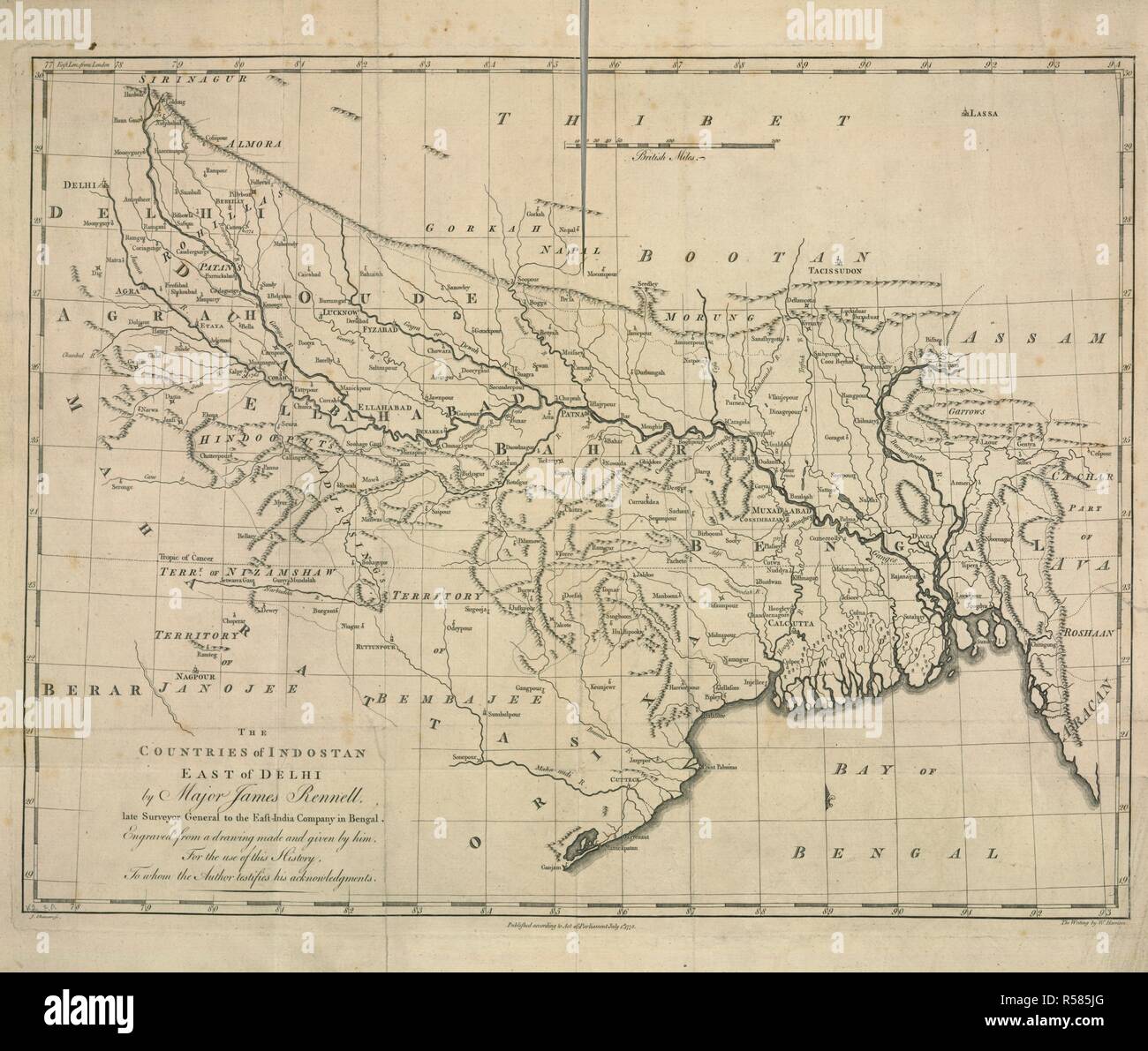 The countries of Indostan east of Delhi. A History of the Military ...