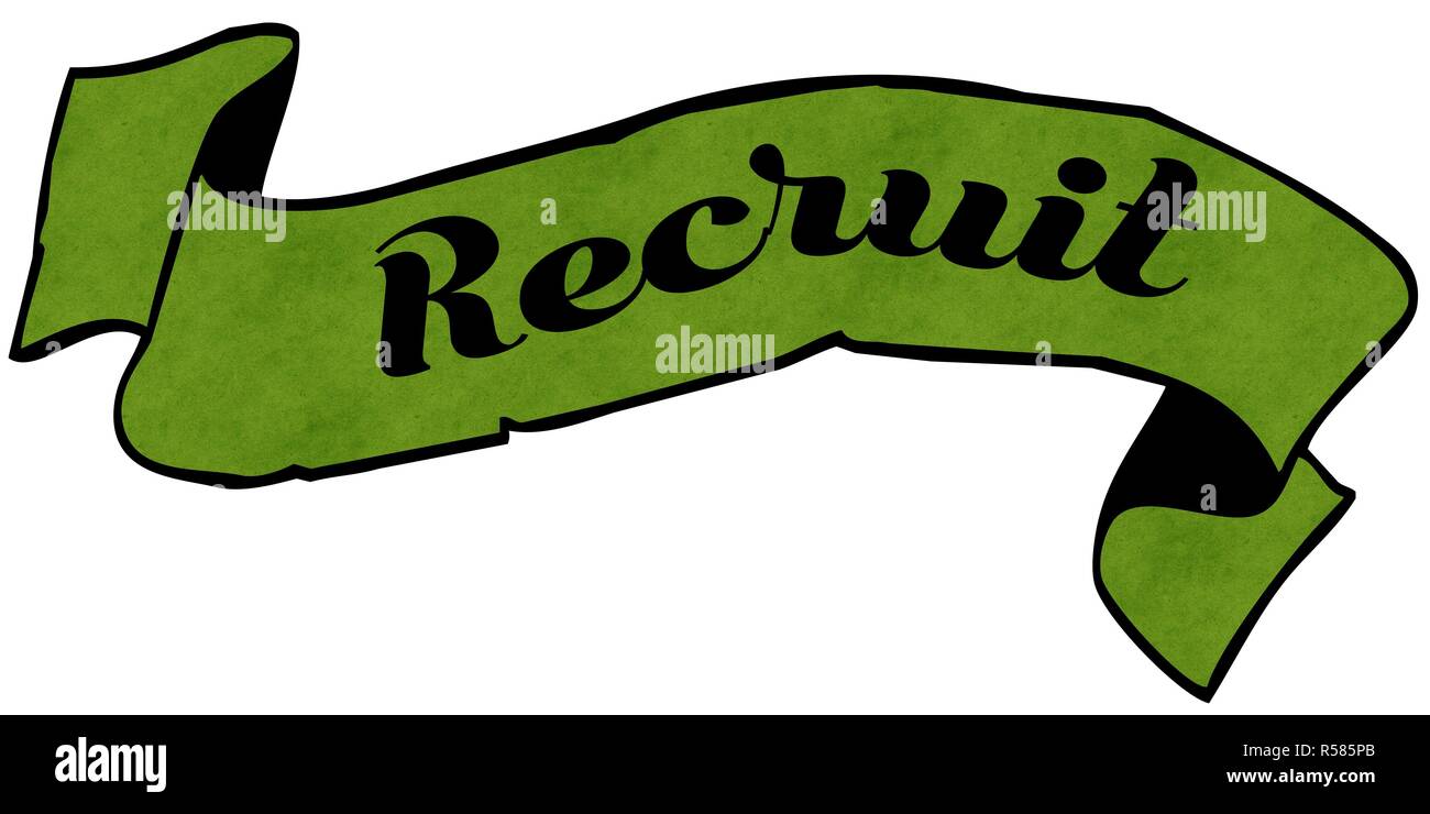 Recruit logo hi-res stock photography and images - Alamy