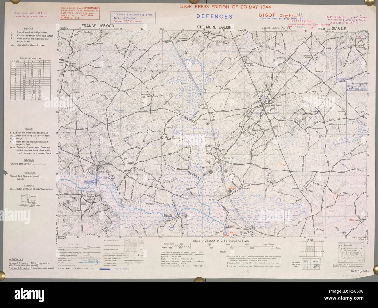 Ww2 map europe 1944 hi-res stock photography and images - Alamy