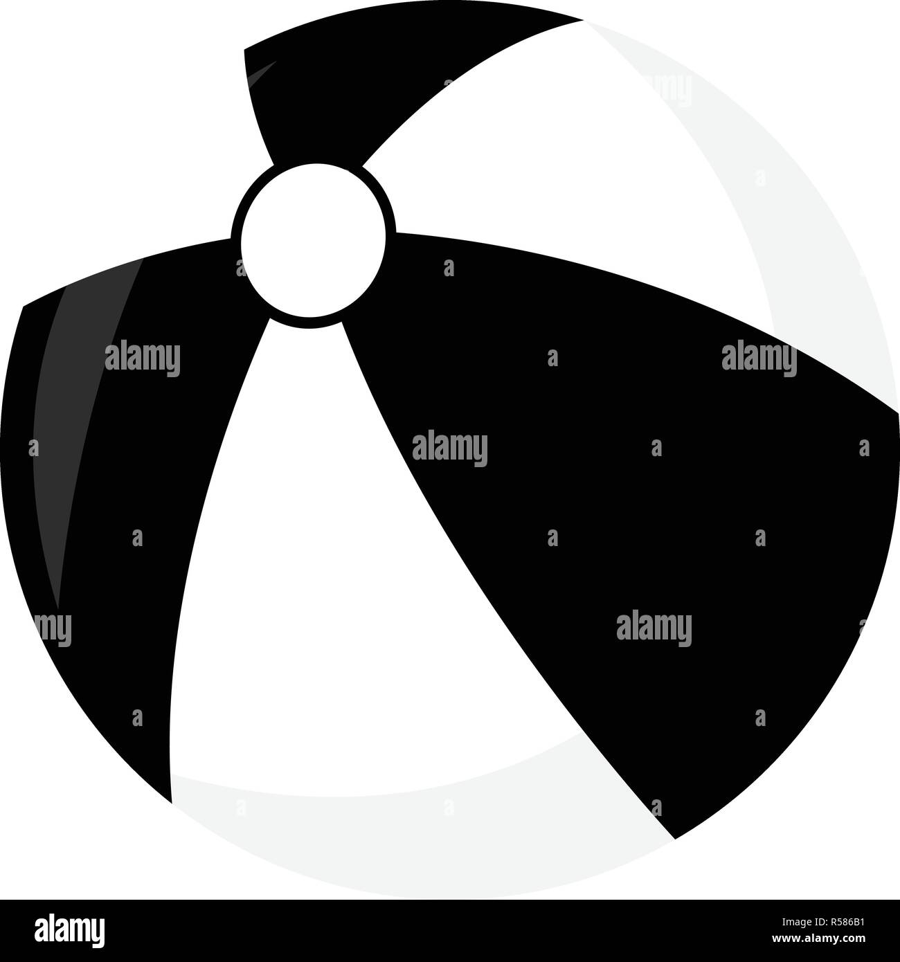 Ball Toy Isolated icon. Simple style. Vector Illustration Stock Vector ...