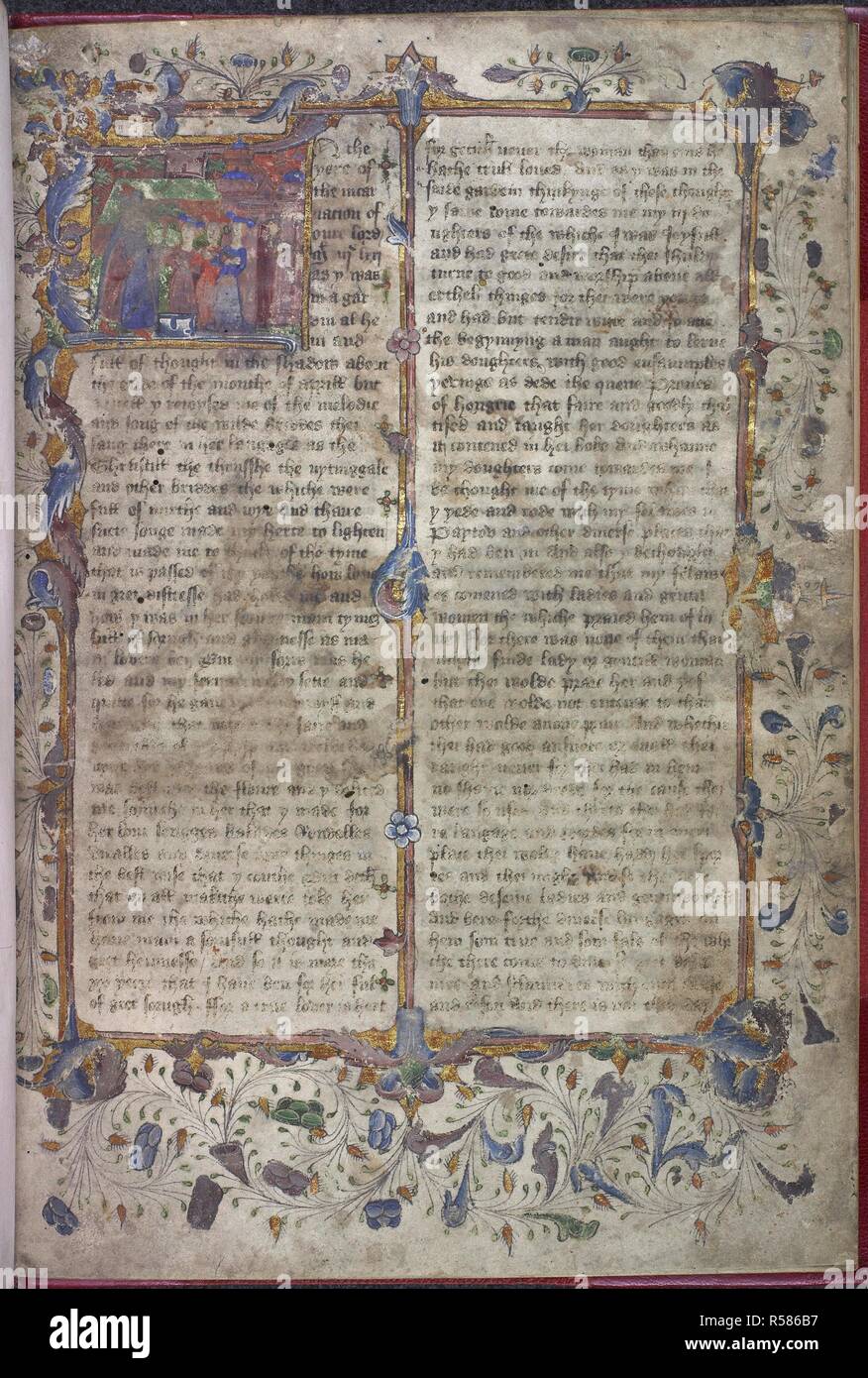 15th century english man woman hi-res stock photography and images - Alamy