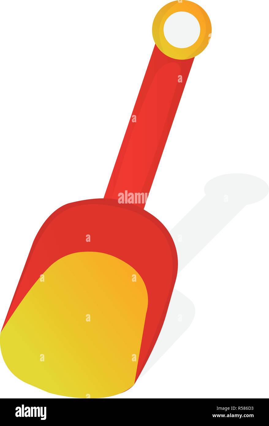 Spatula Toy Isolated icon. Cartoon style. Vector Illustration Stock ...