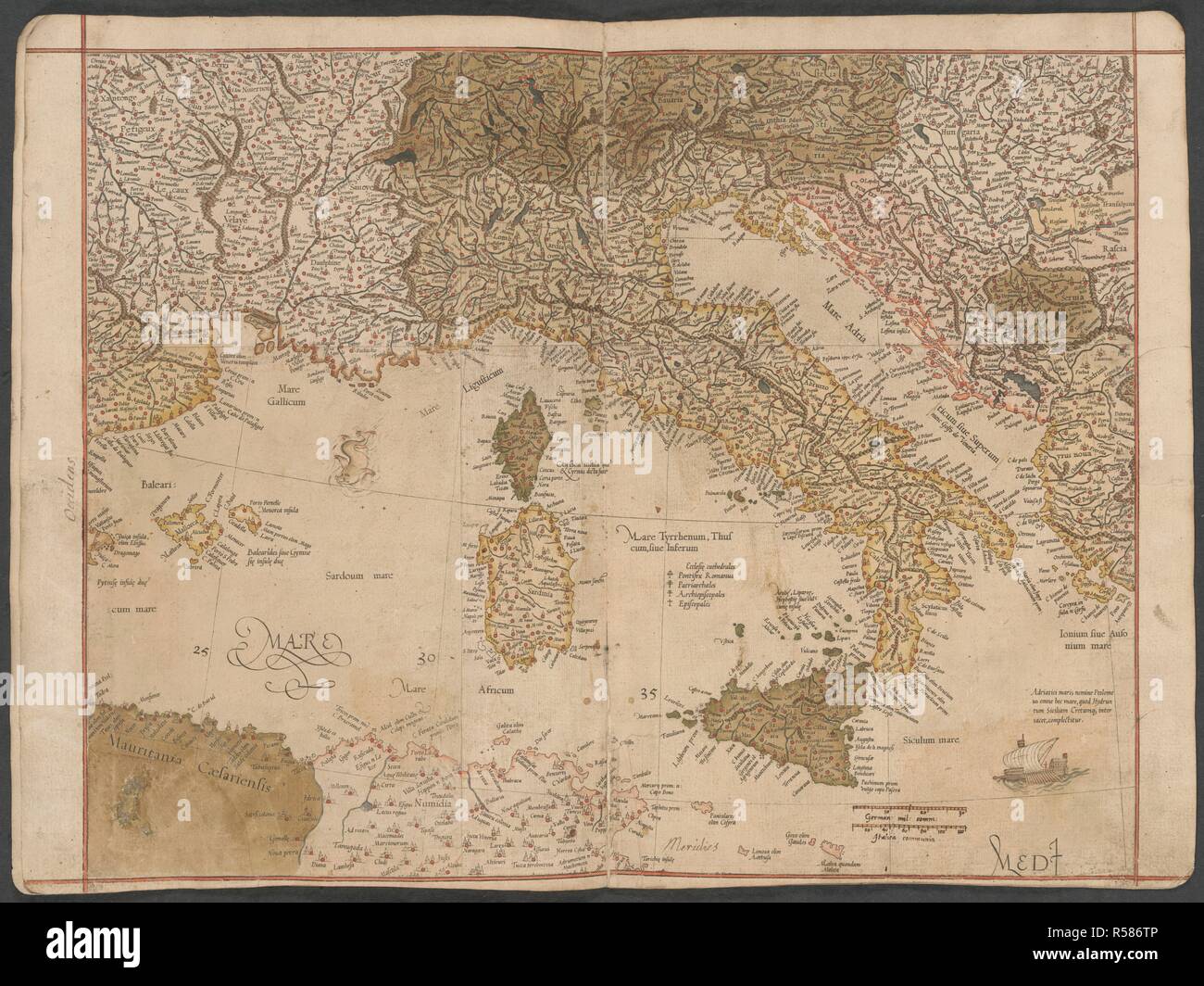 1570 map europe hi-res stock photography and images - Alamy