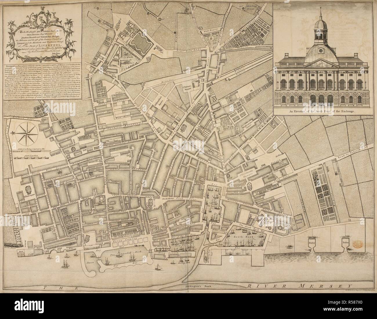 A plan of Liverpool. A Plan of Liverpool. 1765. Source: Maps K.Top.18. ...
