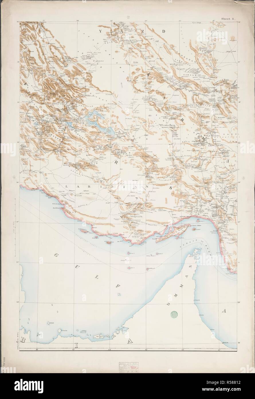 Persia. Map of Persia ... Compiled in the Intelligence Div. [London ...