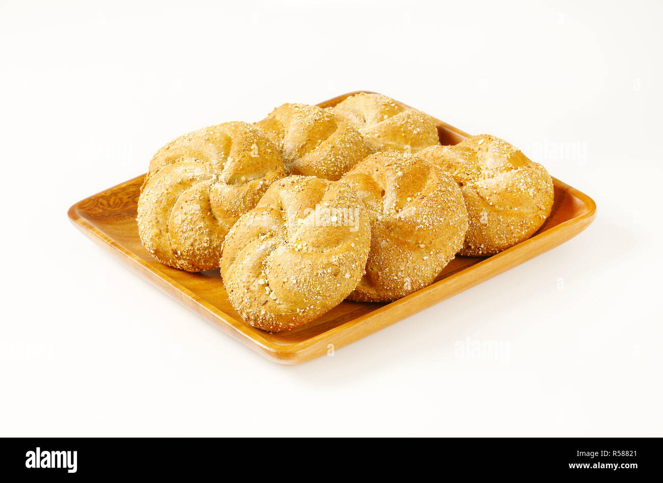 whole wheat bulkie rolls Stock Photo - Alamy
