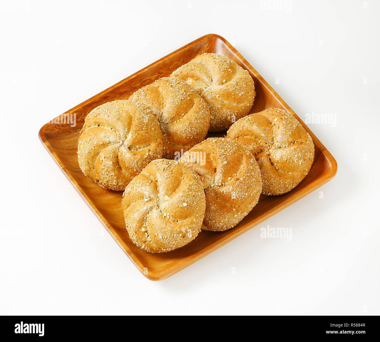 whole wheat bulkie rolls Stock Photo - Alamy