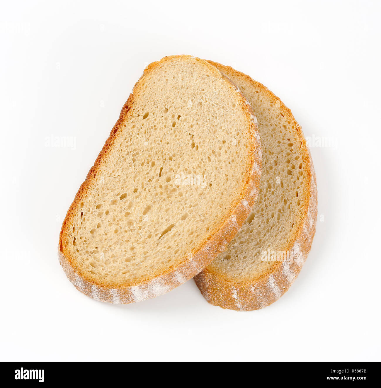 Slices of bread Stock Photo - Alamy