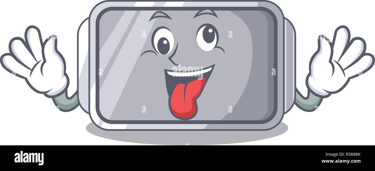 Crazy Narrow baking tray with layer cartoon Stock Vector Image & Art ...