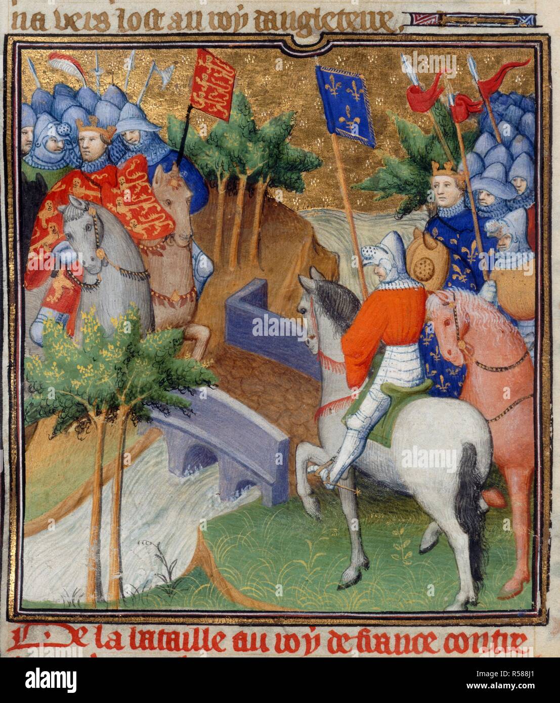 Grandes chroniques de france louis ix hi-res stock photography and ...